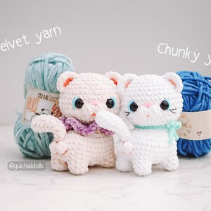 Low Sew Kitty Cat Crochet Pattern PDF – Photo Tutorial, Instant ...