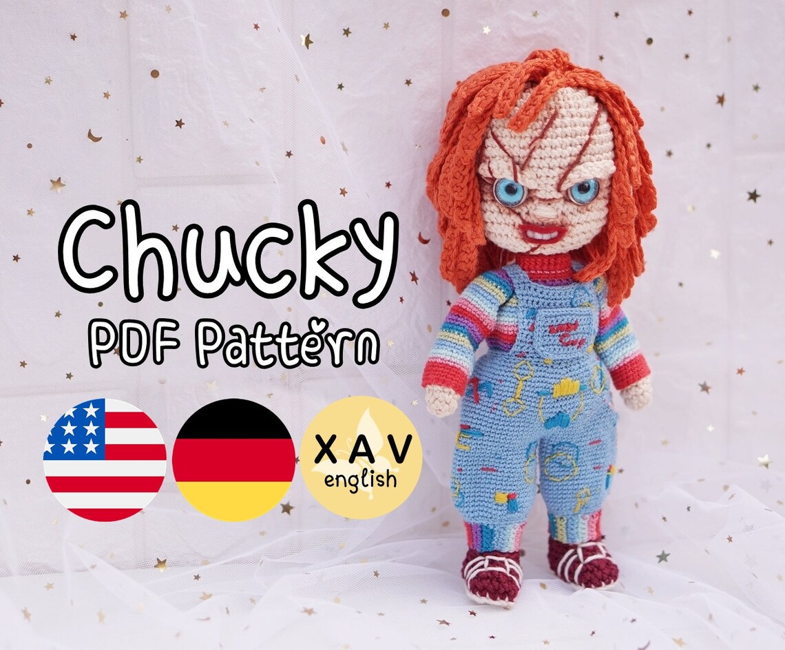 Chucky Pattern Amigurumi Pattern Photo Tutorial Crochet | Etsy