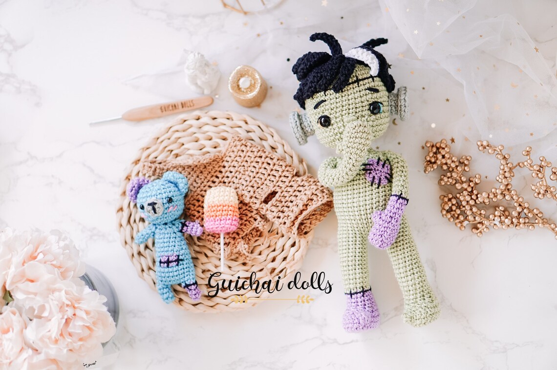 Frankenstein Crochet Pattern amigurumi Crochet Photo - Etsy