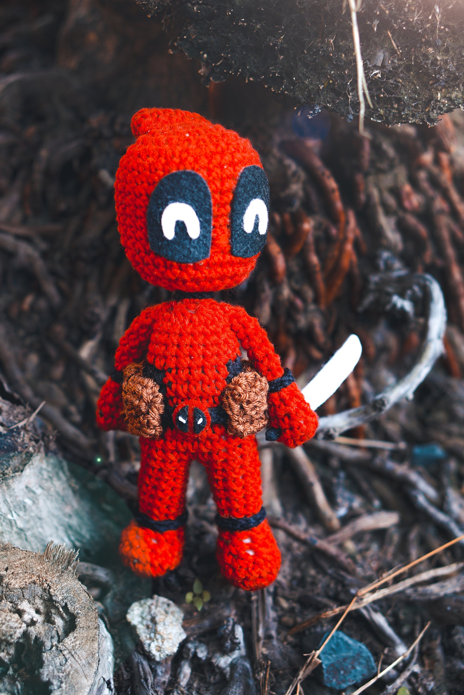 DeadPool 7 inches Crochet Pattern Doll Head Pencil - Etsy France
