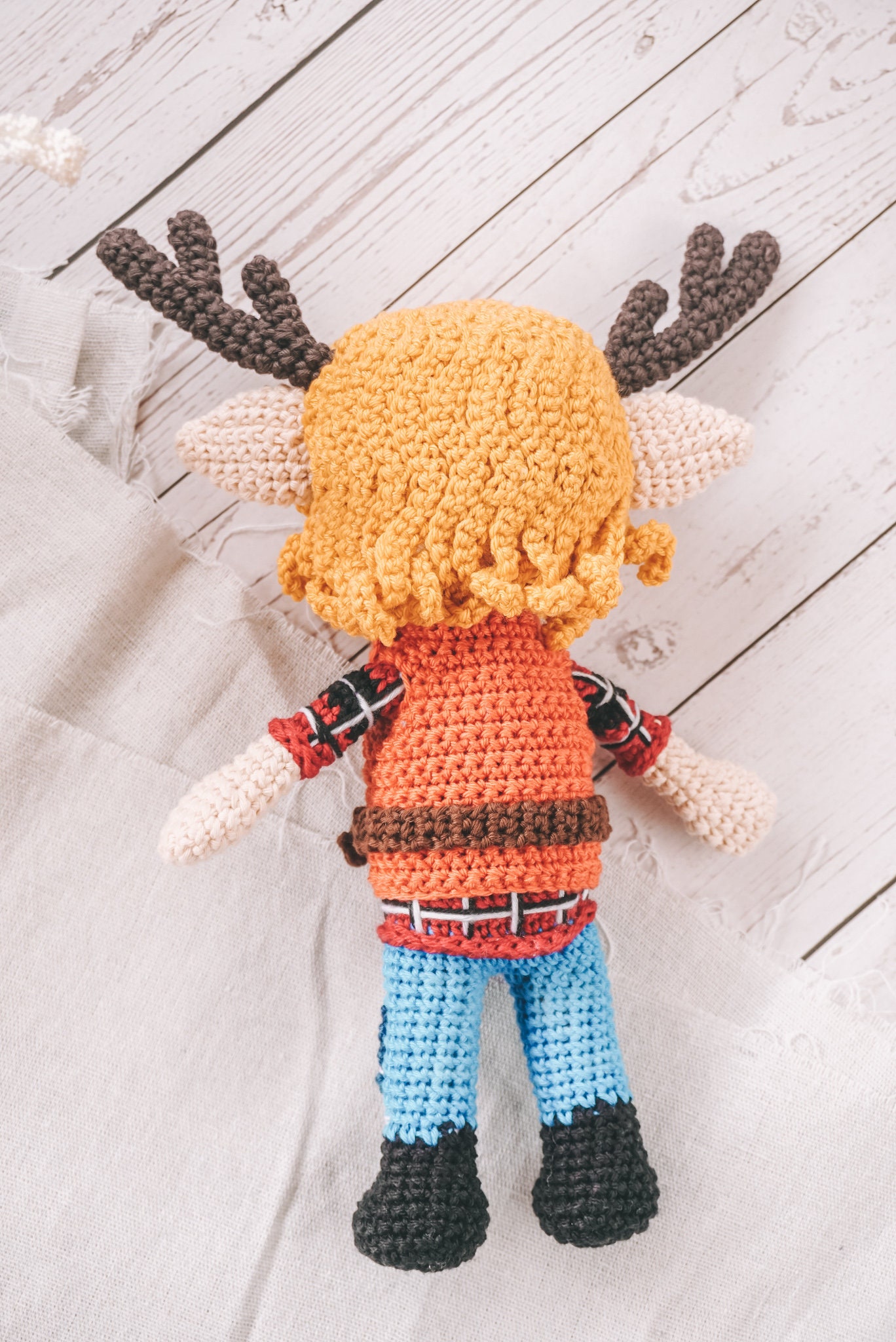 Gus Deer Boy Crochet Pattern amigurumi Pattern Photo | Etsy