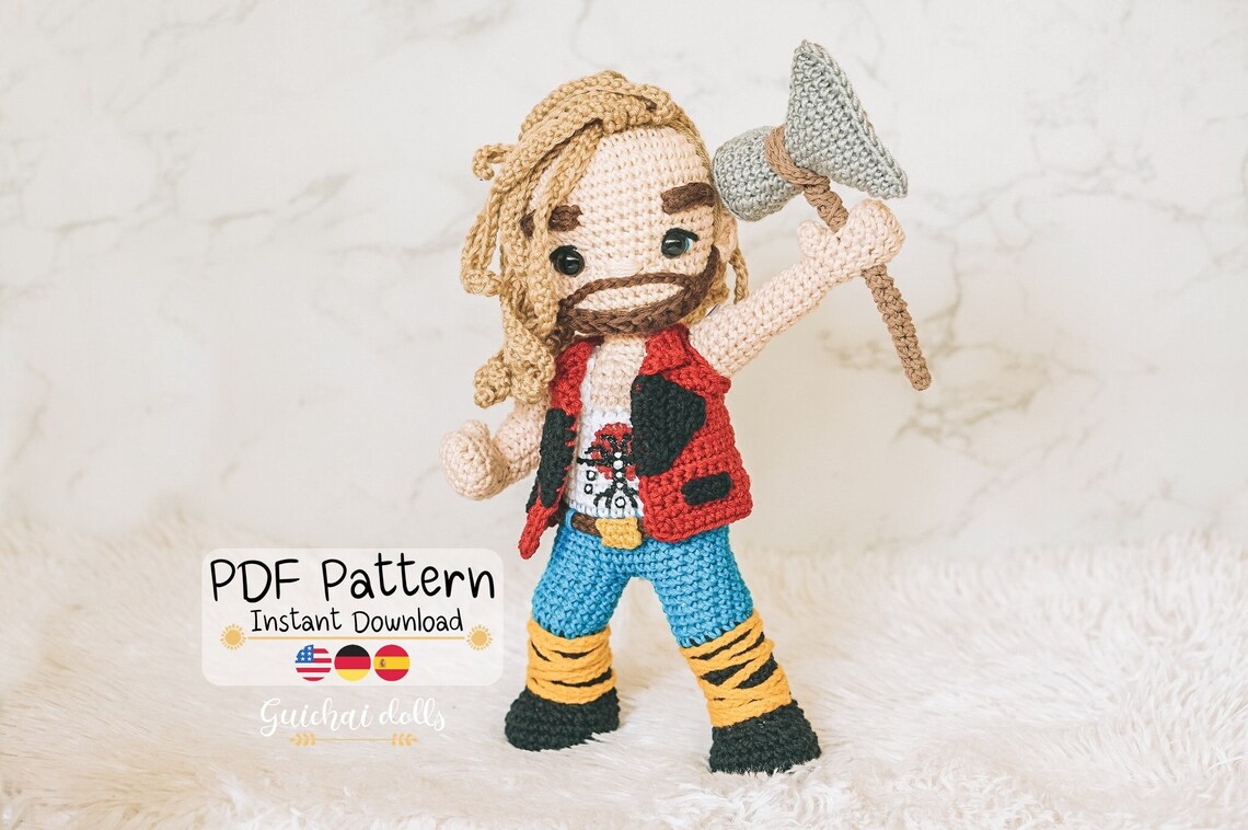 Ravager Thor Crochet Pattern (amigurumi, Crochet , Photo Tutorial) - Etsy