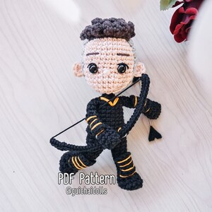 Hero PDF Pattern Ronin, 2 Styles of Heads. (crochet Pattern, Doll ...