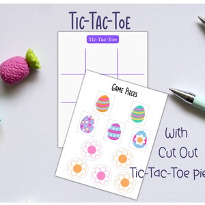 Easter Printable Games Coloring Pages, Easter Maze, Tic-tac-toe Kids ...