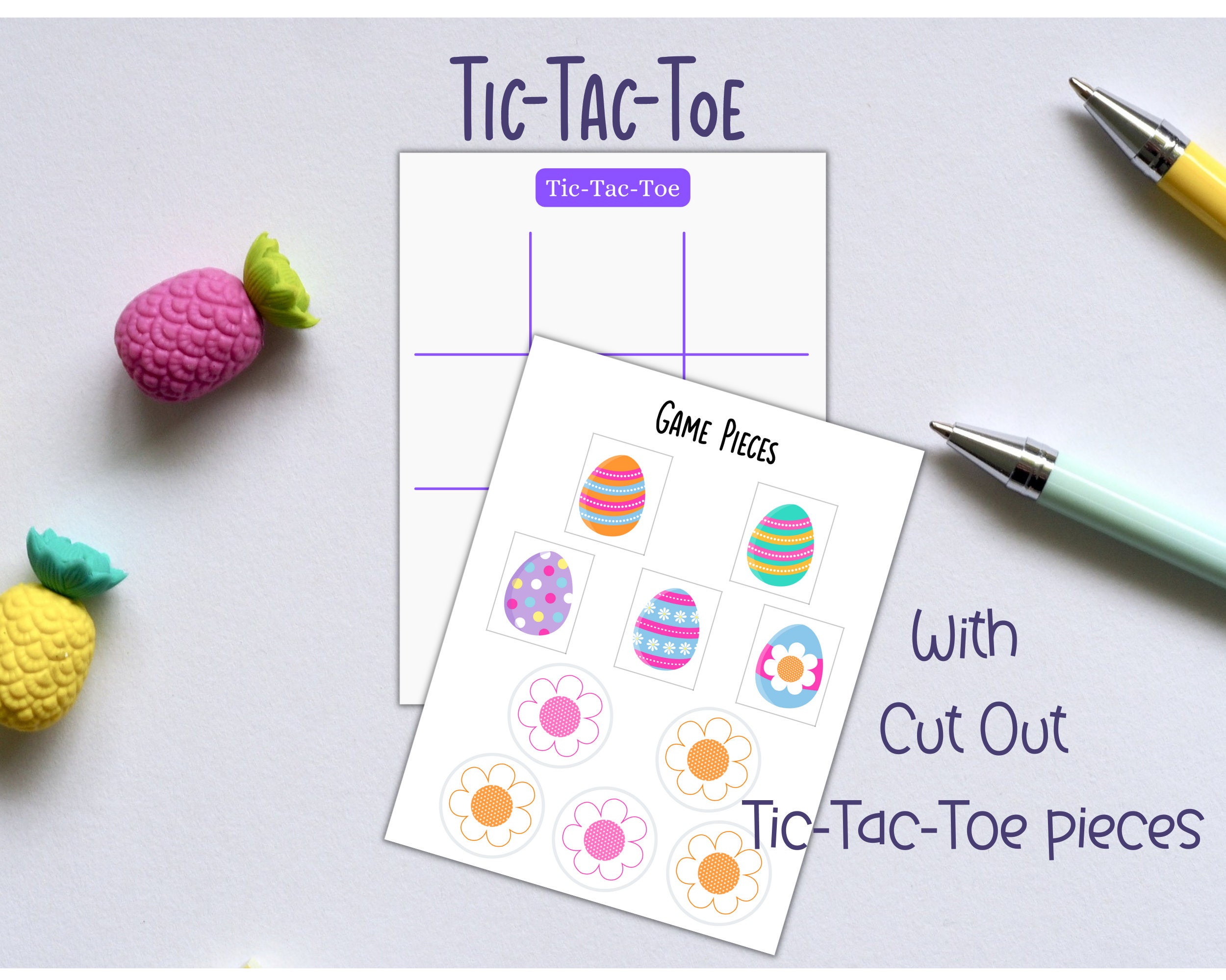 Easter Printable Games Coloring Pages, Easter Maze, Tic-tac-toe Kids ...