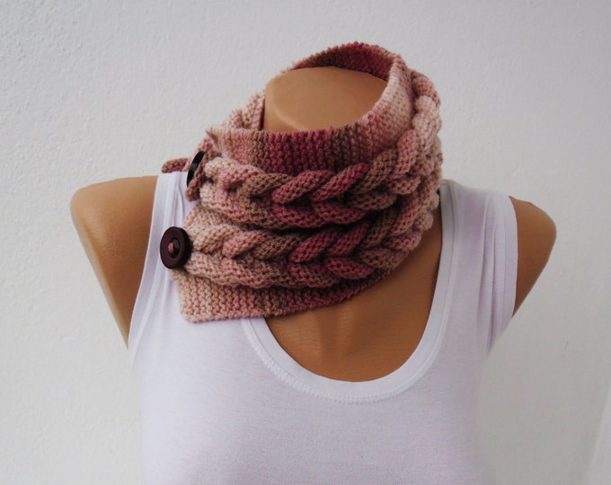 Pink Hand Knitting Wool Fashion Accessories Unique - Etsy