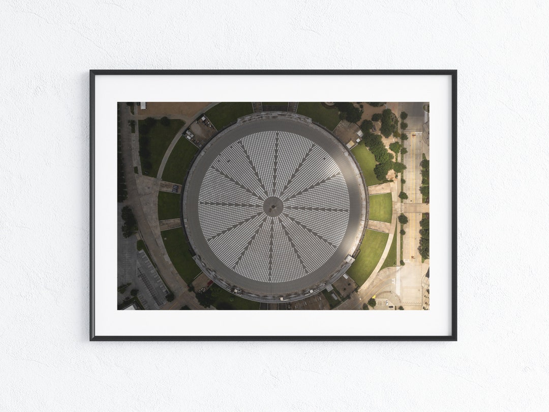 Astrodome Aerial Photograph - Houston Texas - Fine Art Photograph - Etsy