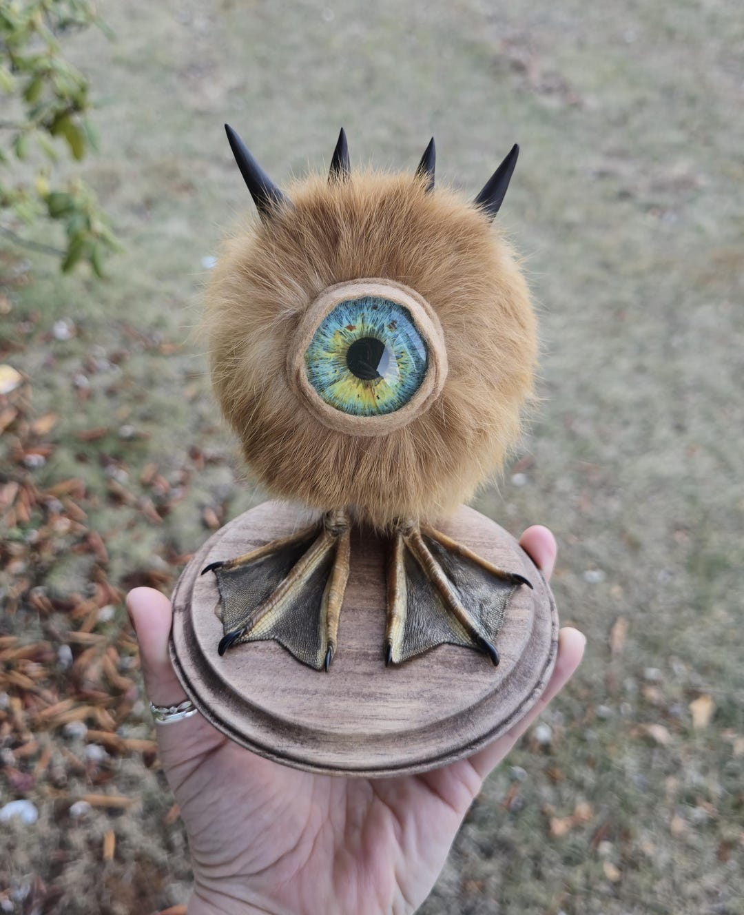 Webbed Foot Optopod. Furry Creature. Little Monster. Fantasy Taxidermy ...