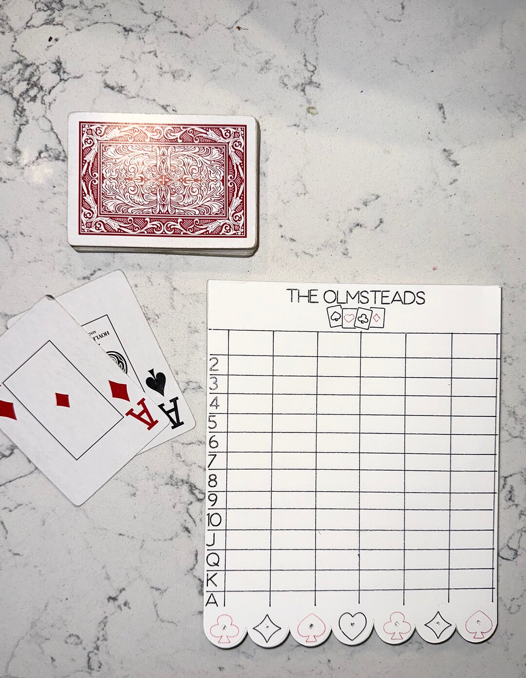 Card Game Score Keeper - Etsy