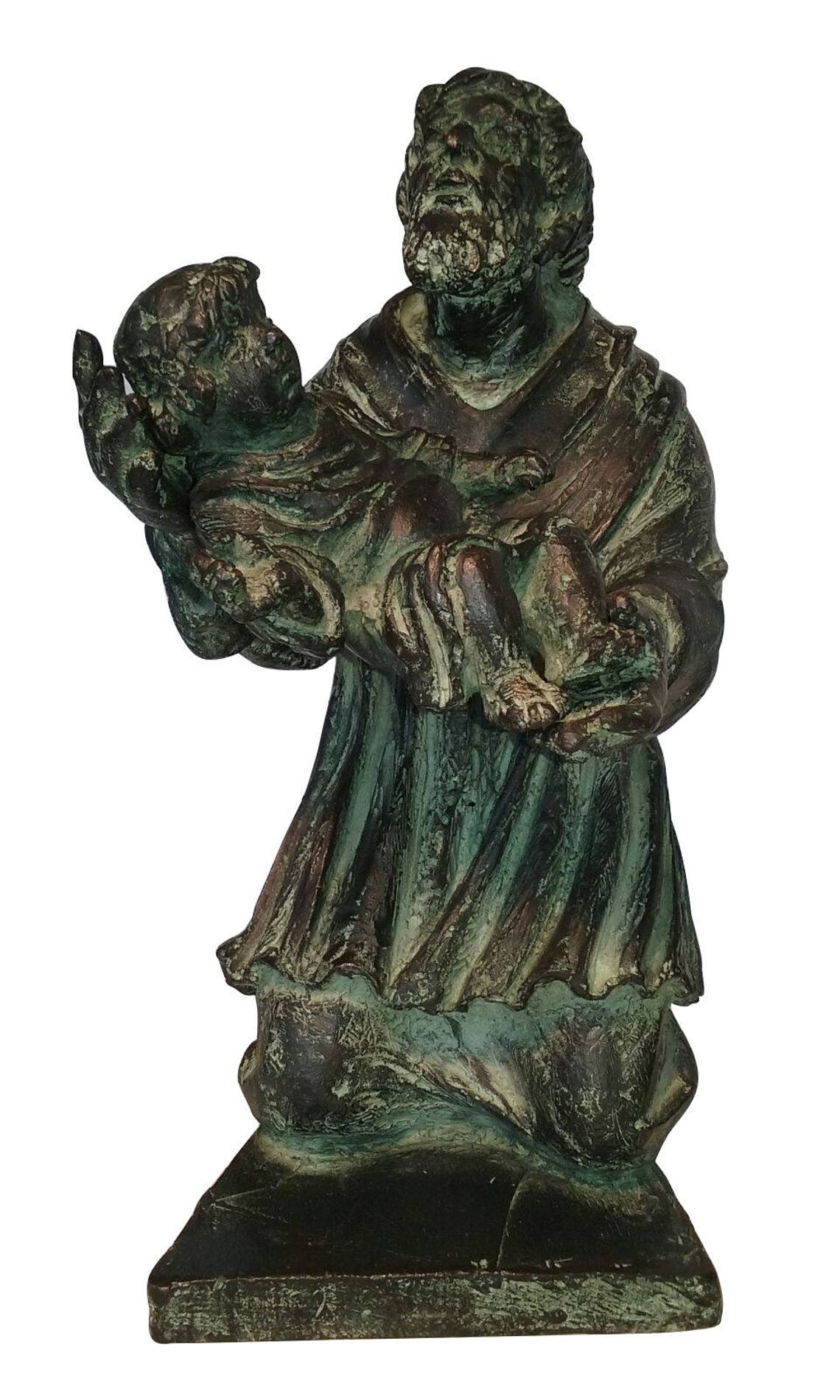 BRONZE NATIVITY SET, 1990s Nativity Set, Handmade Nativity, Small ...