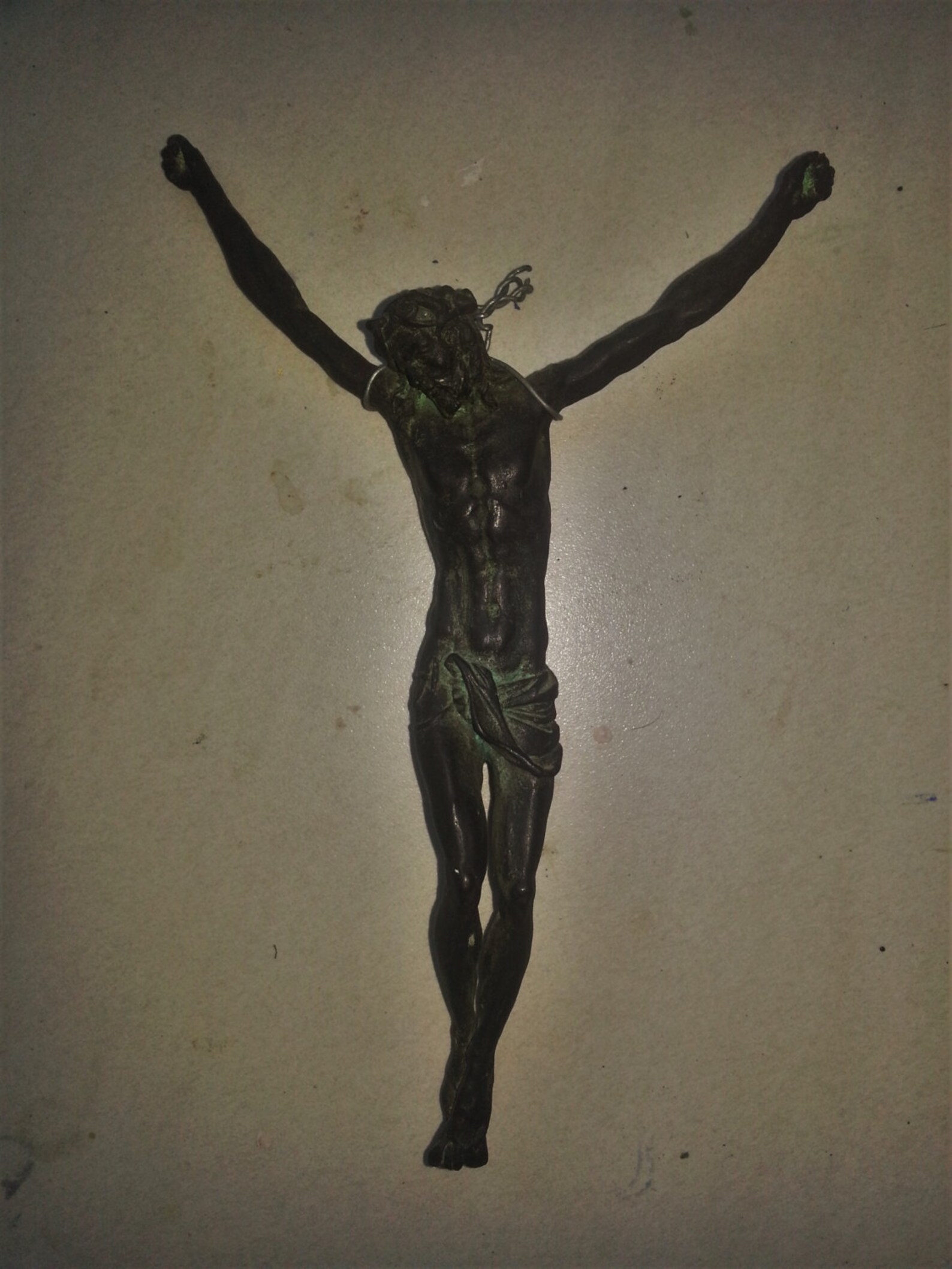 JESUS CHRIST STATUE, Crucifix, Bronze Statue, Antique Jesus Statue ...