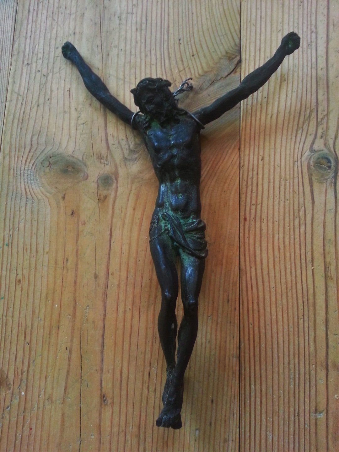 JESUS CHRIST STATUE, Crucifix, Bronze Statue, Antique Jesus Statue ...