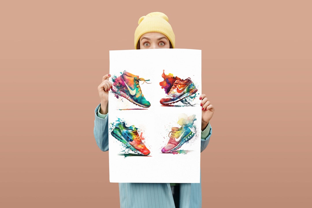 Nike Shoes Poster - Etsy