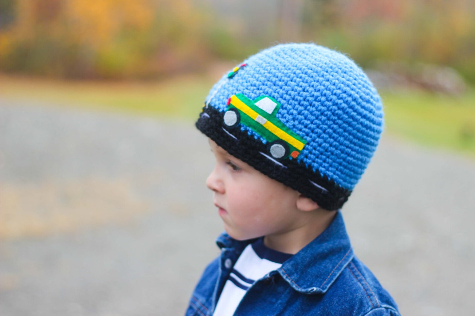 Crocheted Car Hat/ Car Hat / Boys Car Hat/ Boys Winter Hat/ Cars Hat ...