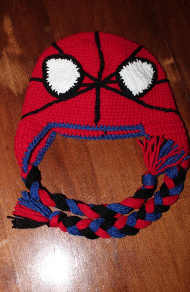 Crocheted Superhero Hat/ Boys Winter Hat/ Made to Order in Size Newborn ...