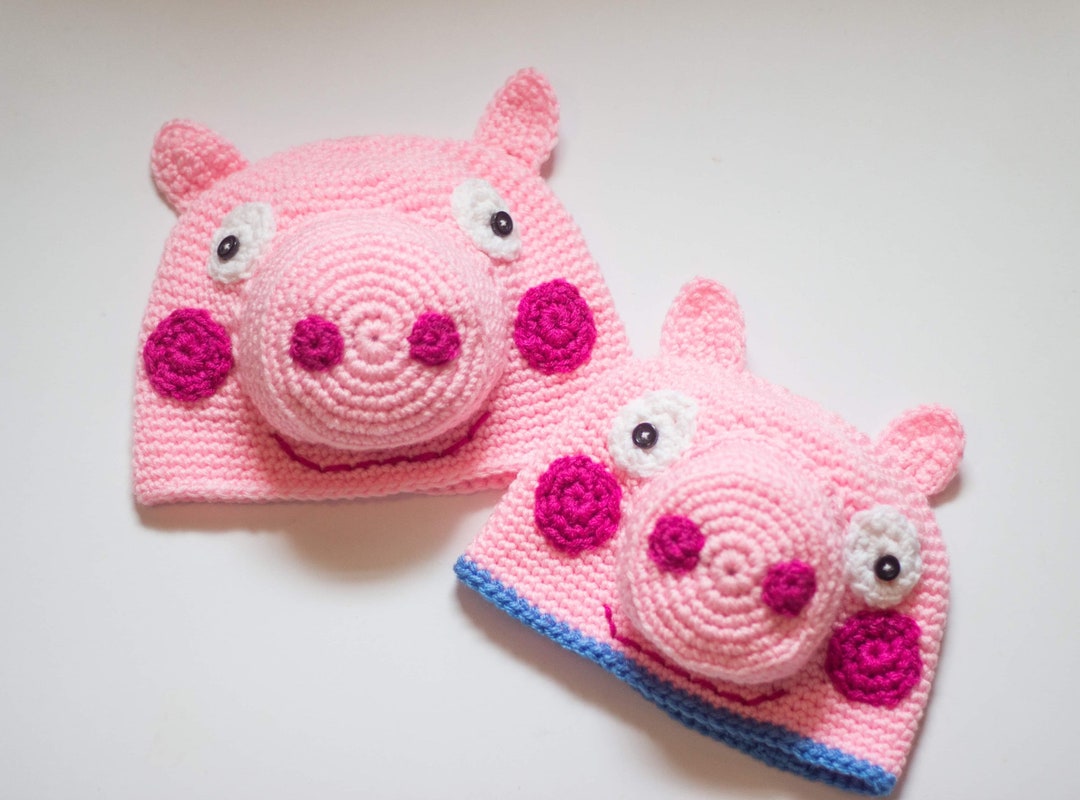 Pig Hats/ Peppa Inspired Hat/ Girl Pig Hat/ Boy Pig Hat/ - Etsy
