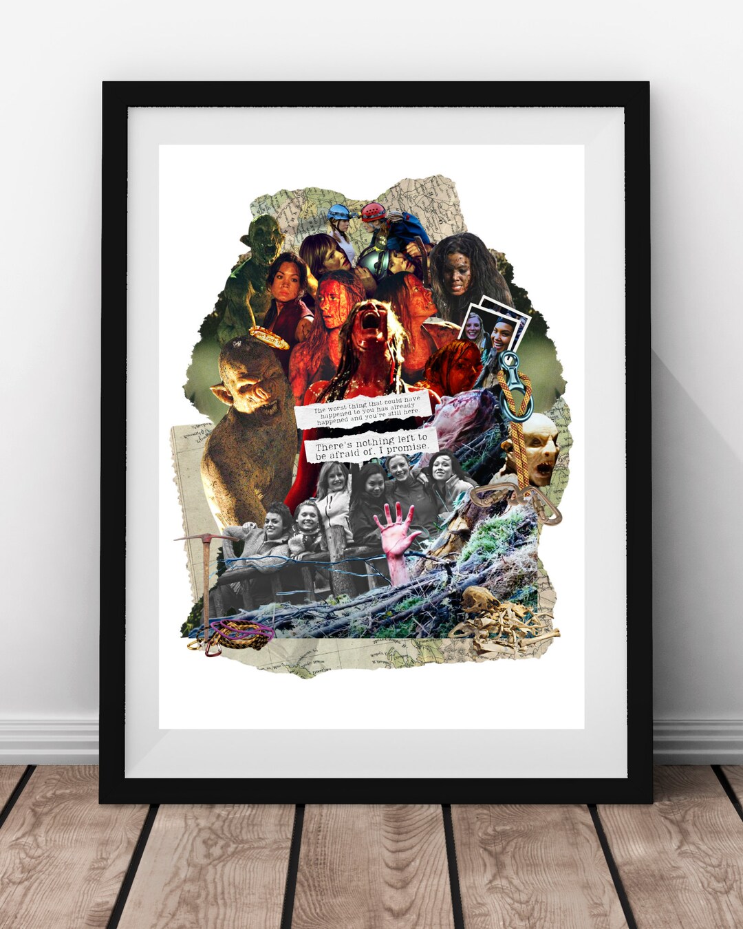 The Descent Collage | DIGITAL DOWNLOAD | Halloween Decor | Halloween ...