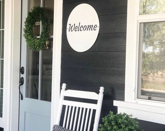 Welcome Sign Metal | Etsy