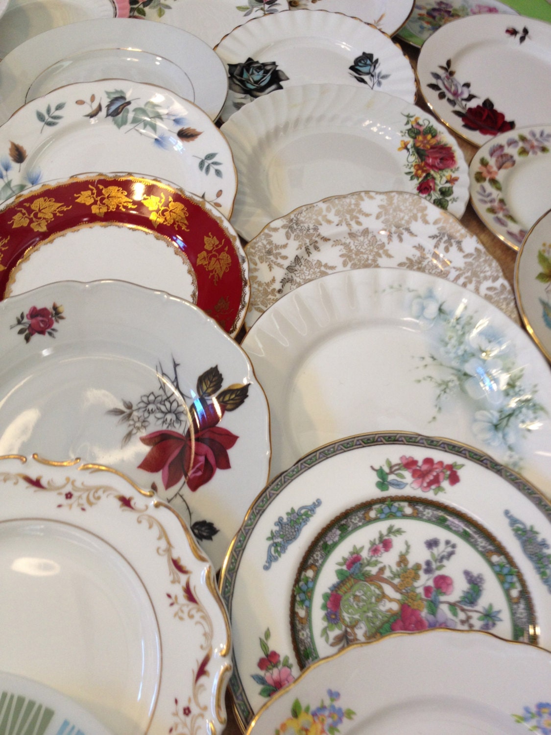 Mismatched Job Lot of 100 Side / Tea Plates - Etsy UK