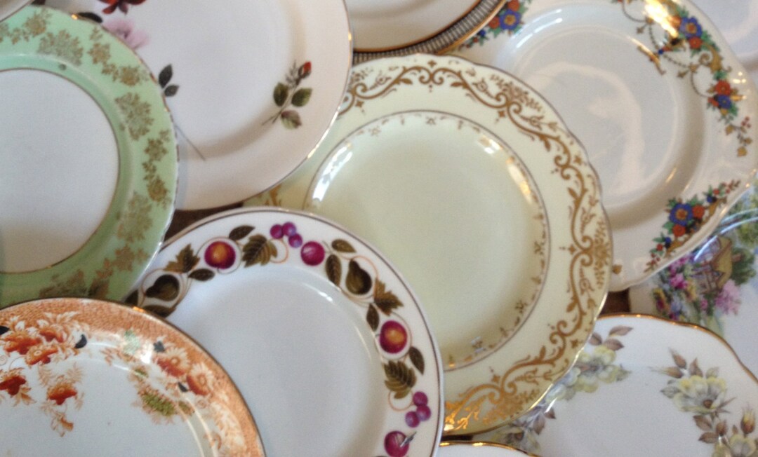 Mismatched Job Lot of 10 Side / Tea Plates - Etsy