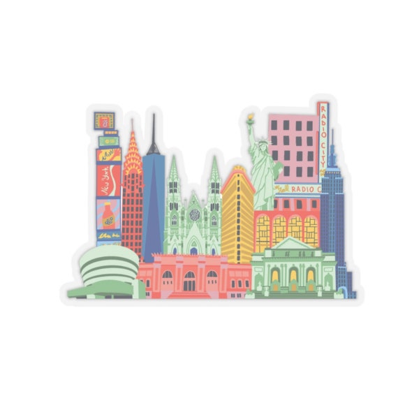 Nyc Skyline Decal - Etsy