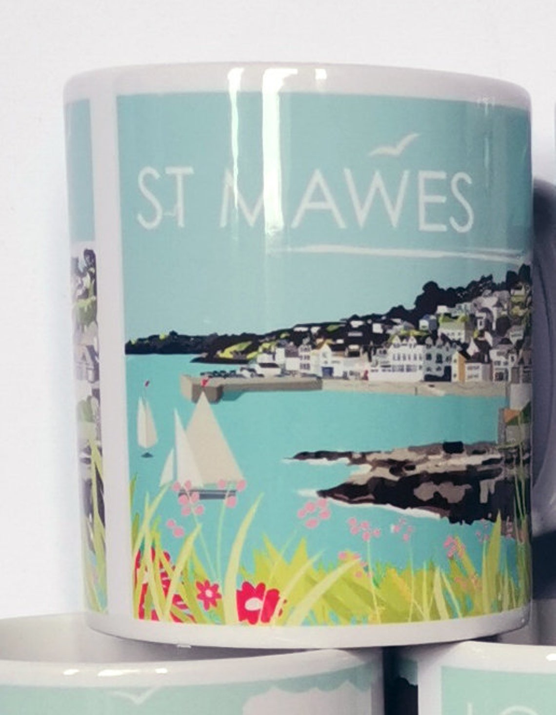 ST MAWES HARBOUR Cornwall Mug A Lovely Gift for Friends and - Etsy UK