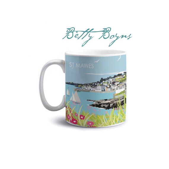 ST MAWES HARBOUR Cornwall Mug A Lovely Gift for Friends and - Etsy UK