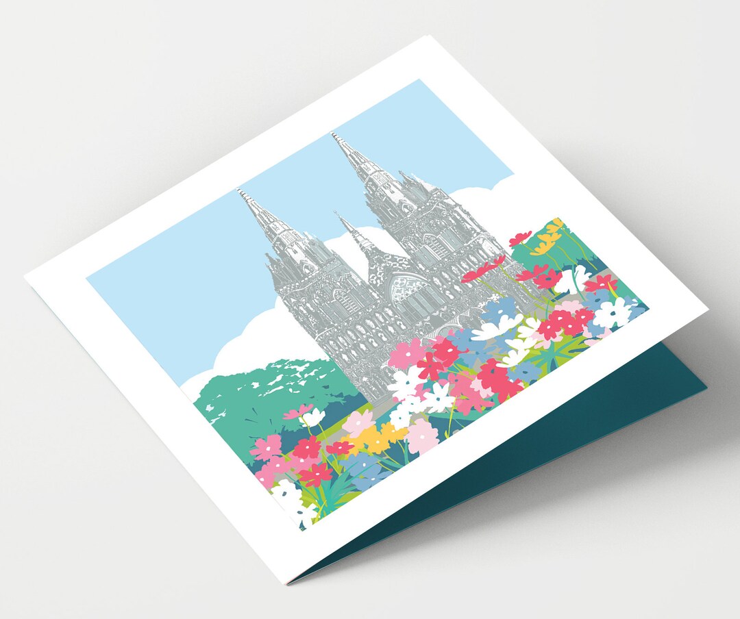 Lichfield Cathedral Greeting Cardcornwall Greeting Card Blank Fine Art ...