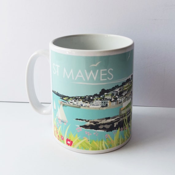 ST MAWES HARBOUR Cornwall Mug A lovely gift for friends and | Etsy