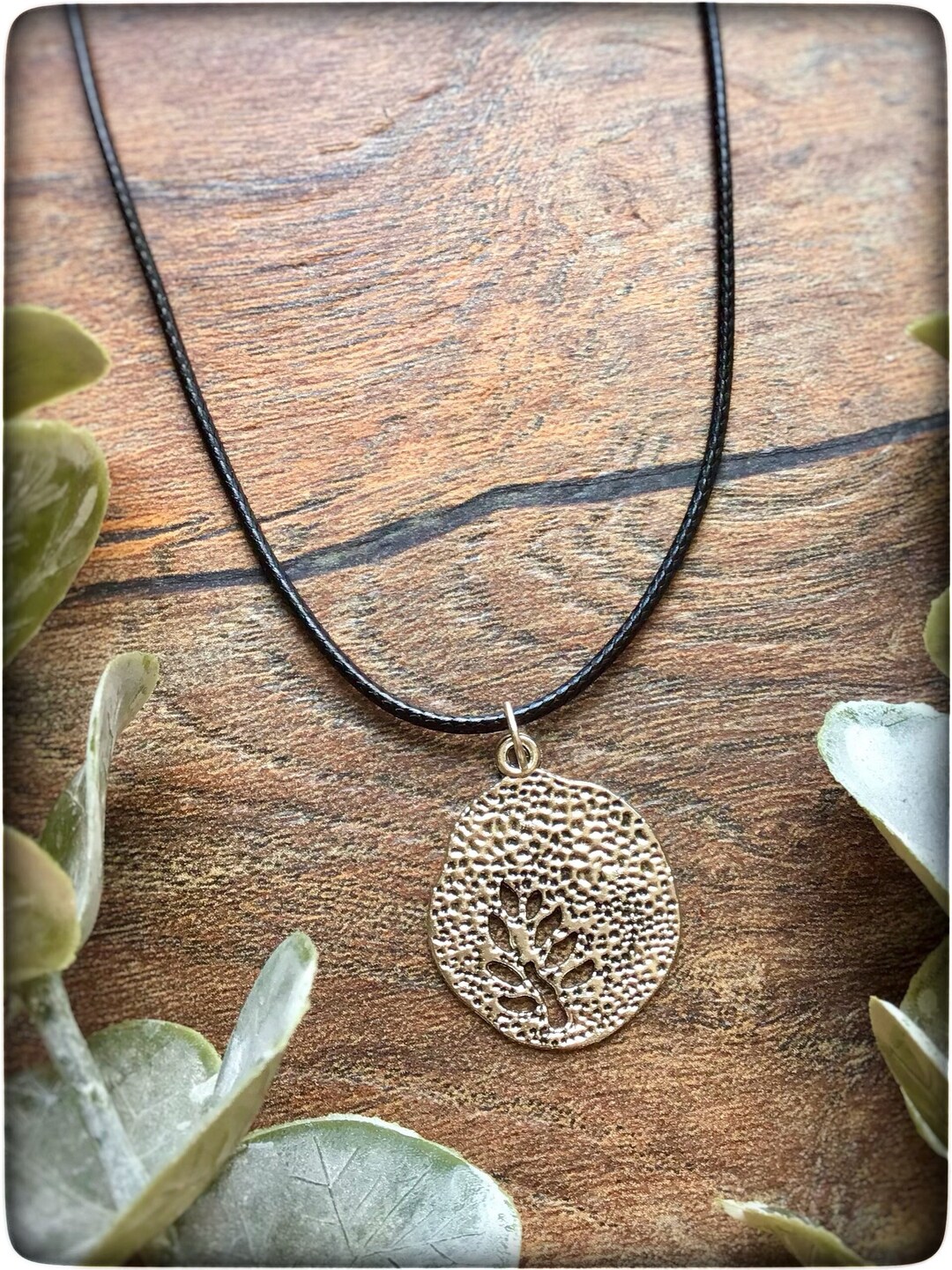 NEW Silver Colour Coin Disk Circle Round Leaf Leaves Fossil Fern ...