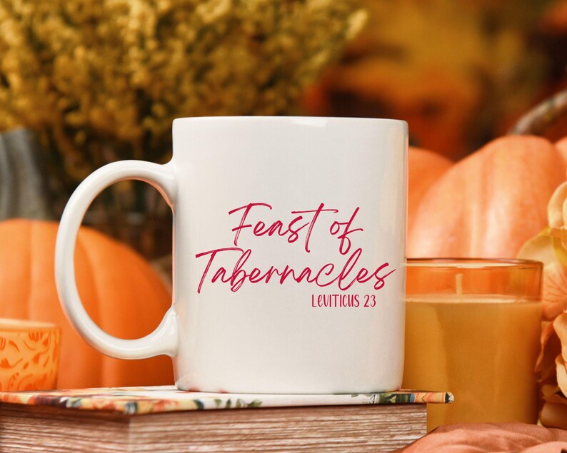 Feast of Tabernacles Berry Mug, Sukkot, Biblical Feasts, Torah ...