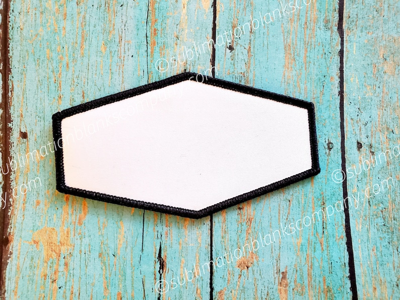 10 Pcs Diamond Shape Hat Patch Sublimation Blanks With Black - Etsy
