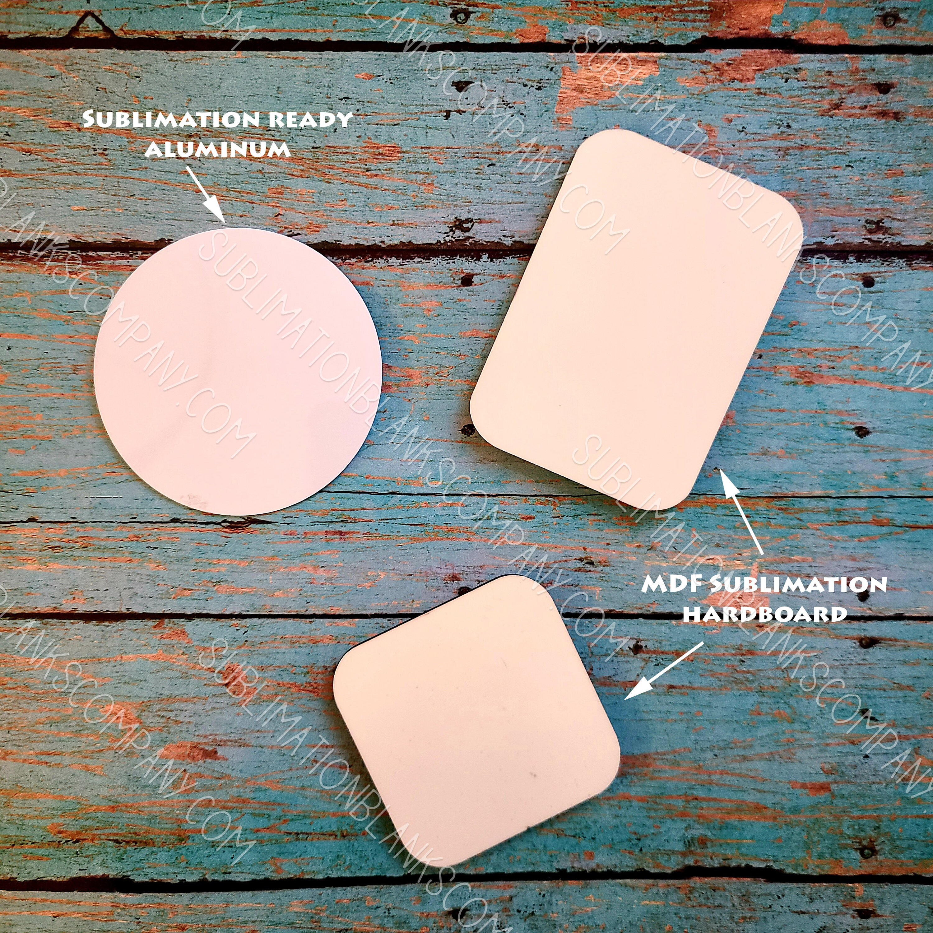 10 Pcs! Square, Round or Rectangle Sublimation Blank Refrigerator ...