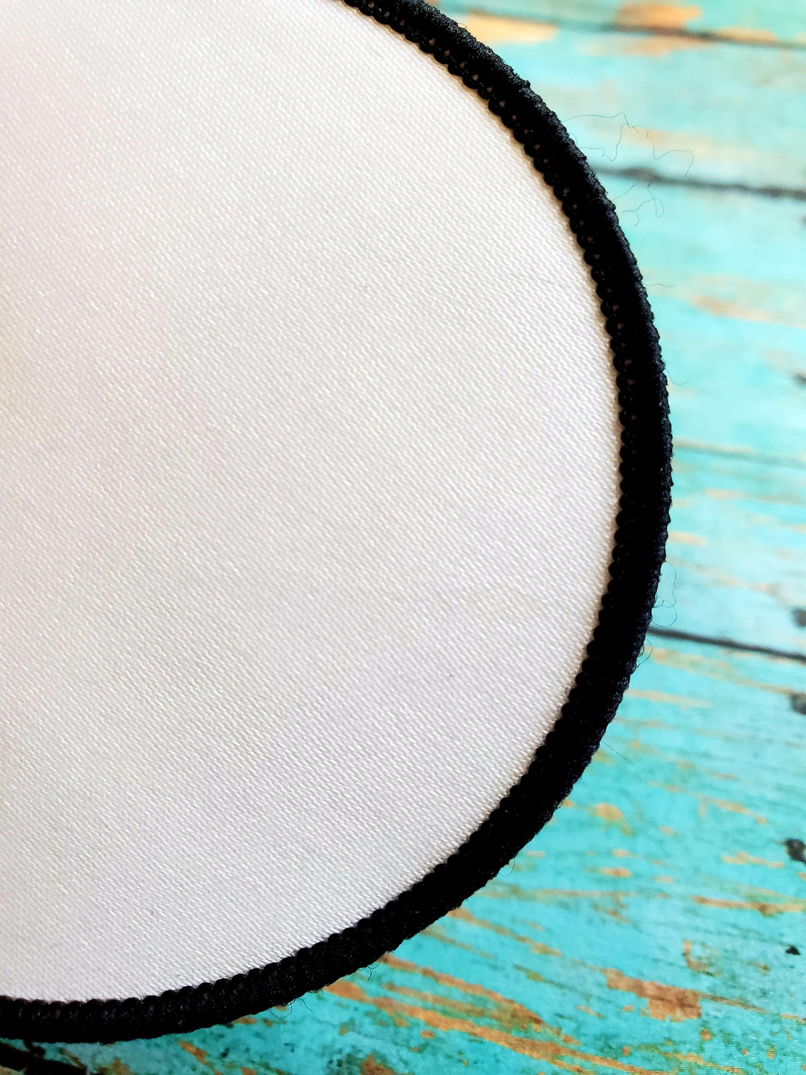 10 Pcs Round 3, 2.5 or 2 Sublimation Blank Hat Patch Black Stitch ...