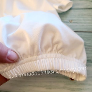 95% Polyester Baby Gown and Hat Sublimation Blank Set! Infant Sleeper ...