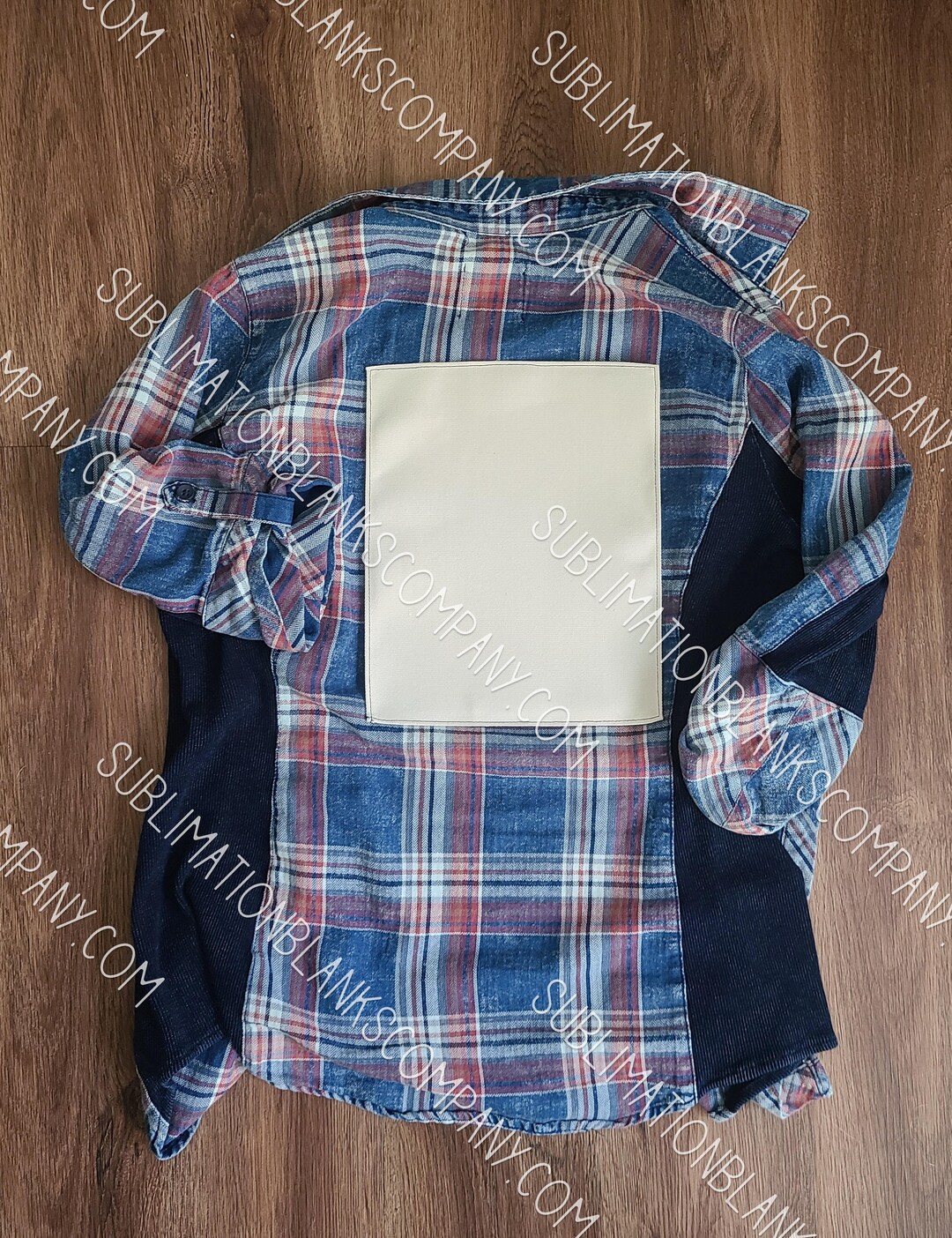Made in USA! 8x10" Rectangle Back Patch Sublimation Blank! Great for ...