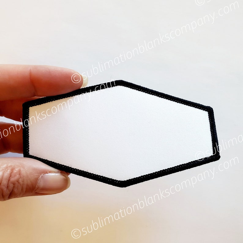 10 Pcs Diamond Shape Hat Patch Sublimation Blanks With Black - Etsy