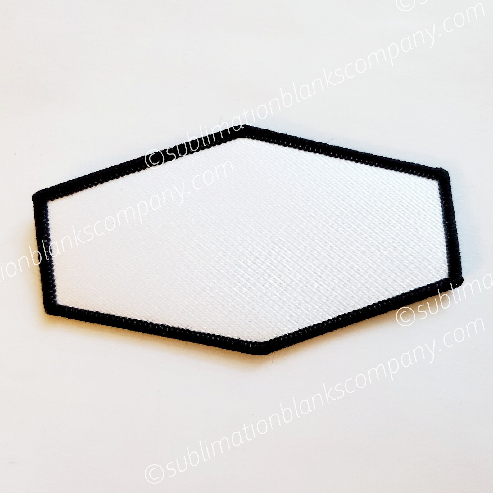 10 Pcs Diamond Shape Hat Patch Sublimation Blanks With Black Trim. Free ...