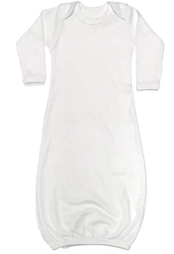 95% Polyester Baby Gown and Hat Sublimation Blank Set Infant | Etsy