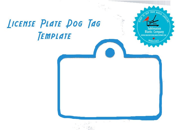 20 Pcs License Plate Rectangle Double-sided Dog Bone Pet ID | Etsy