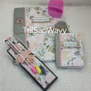 Altered Composition Book Set, Schoolbook, Journal, Notebook, Writing ...