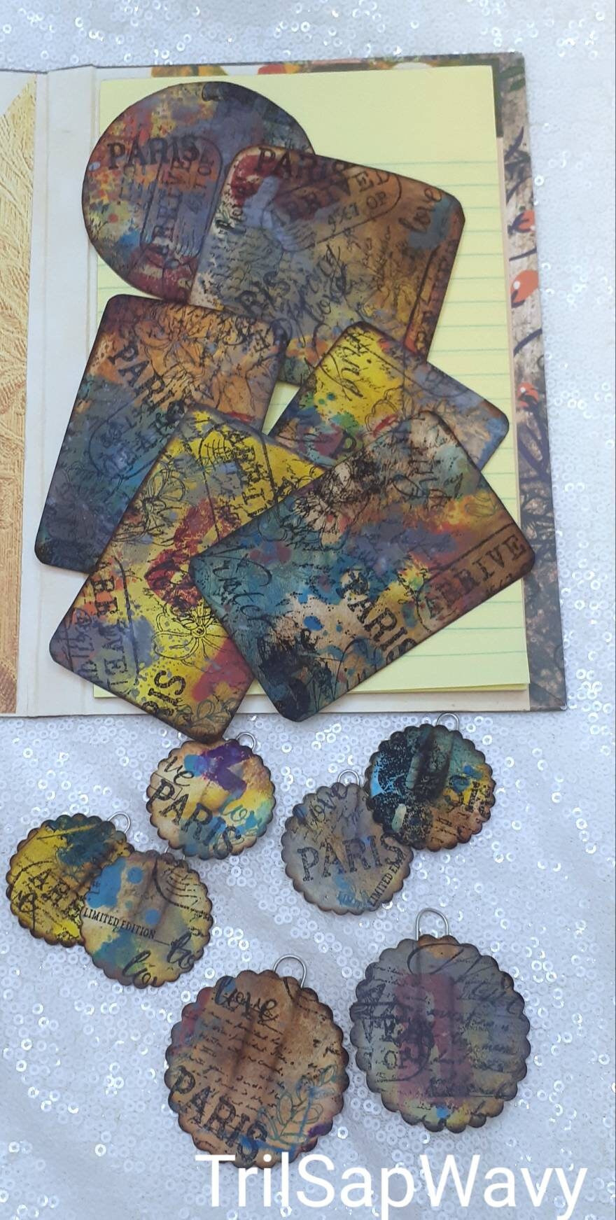 20 Piece Tablet Writing Set, the Grunge Writing Tablet, Writing Tablet ...