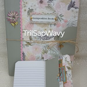 Altered Composition Book Set, Schoolbook, Journal, Notebook, Writing ...