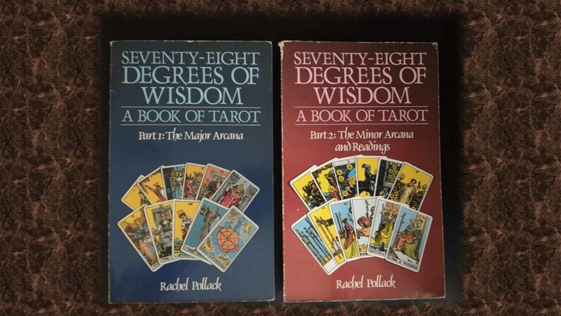 Batch: 78 Degrees of Wisdom A Book of Tarot Part 1 & 2 FIRST EDITION ...