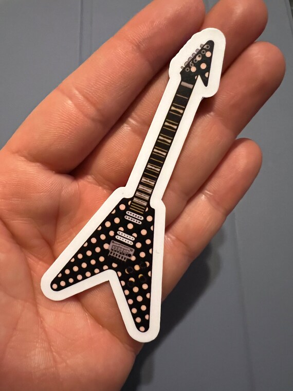 Randy Rhoads Guitar Sticker | Etsy