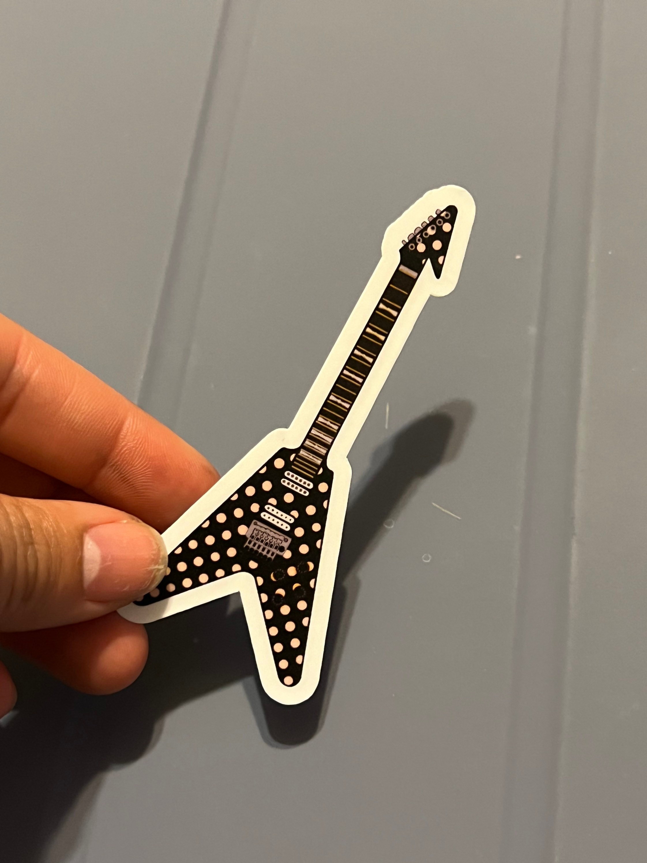 Randy Rhoads Guitar Sticker sold by DeHannah | SKU 40202217 | Printerval