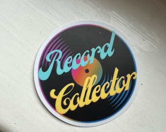 Record Collector Sticker - Etsy