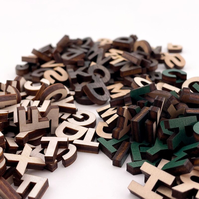 Painted Wood Letters - Etsy