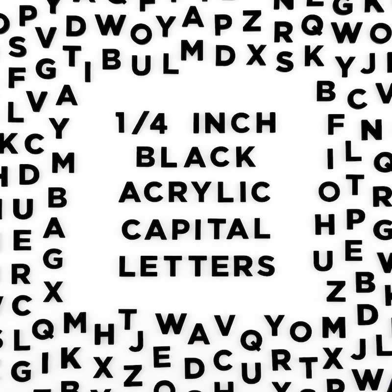 Glossy Wooden Letters - Etsy