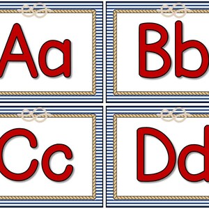 Classic Coastal | Nautical Theme Classroom Décor Bundle | Navy Stripe ...